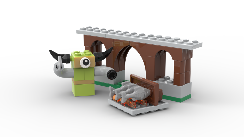 LEGO MOC 11033 Troll under the bridge by Lenarex | Rebrickable - Build ...