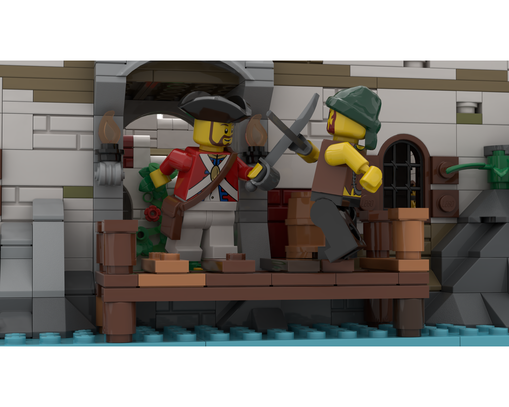 Lego Moc Soldier`s Fortress Pirates World 1 By Legatoflegion