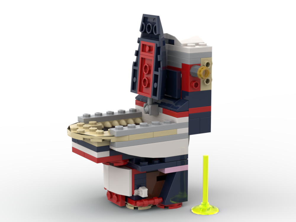LEGO MOC 31088 Toilet with user by Matrynka | Rebrickable - Build with LEGO