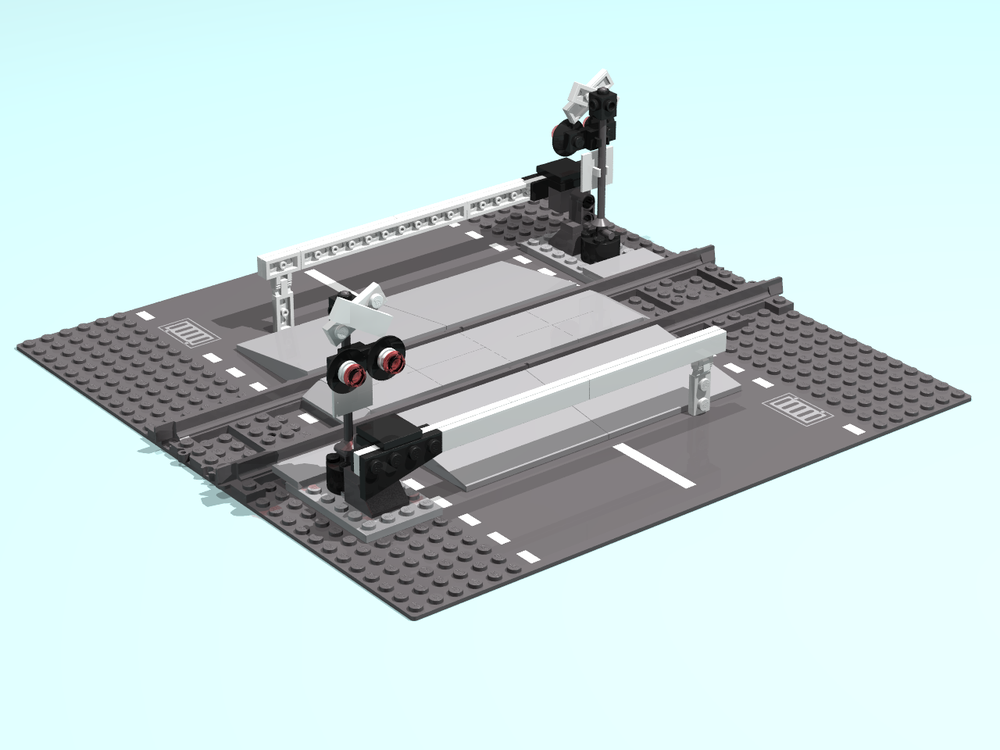 LEGO MOC Level Crossing (AUS) by NottaCadmonkey | Rebrickable - Build ...
