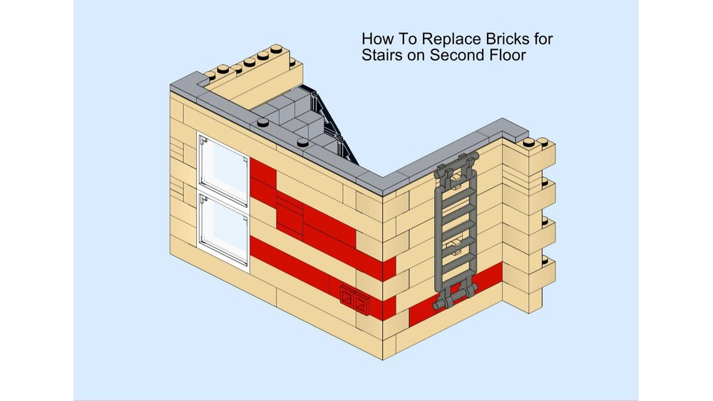Lego Moc Police Station Floor Extension By Tiny Bricks Rebrickable