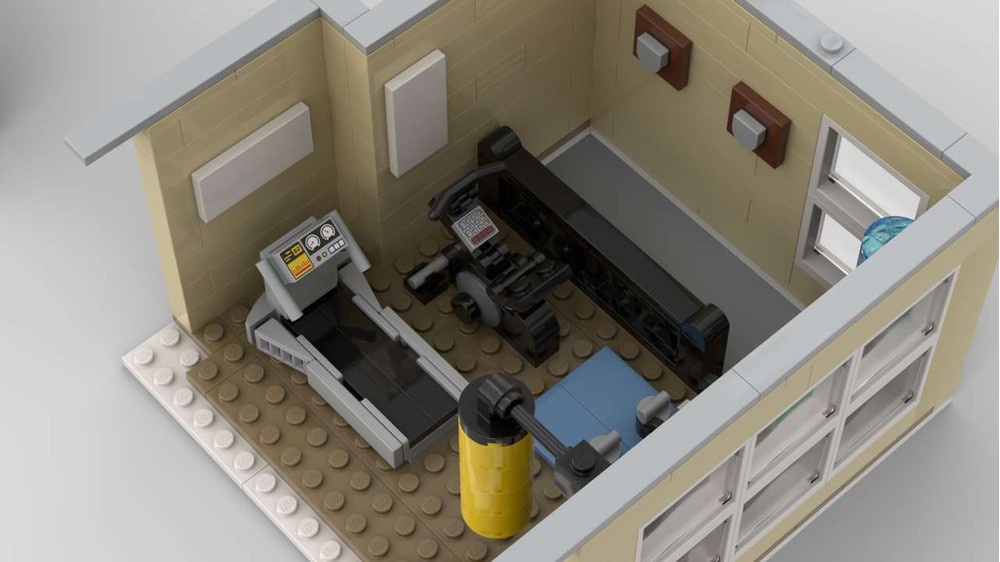 Lego Moc Police Station Floor Extension By Tiny Bricks Rebrickable