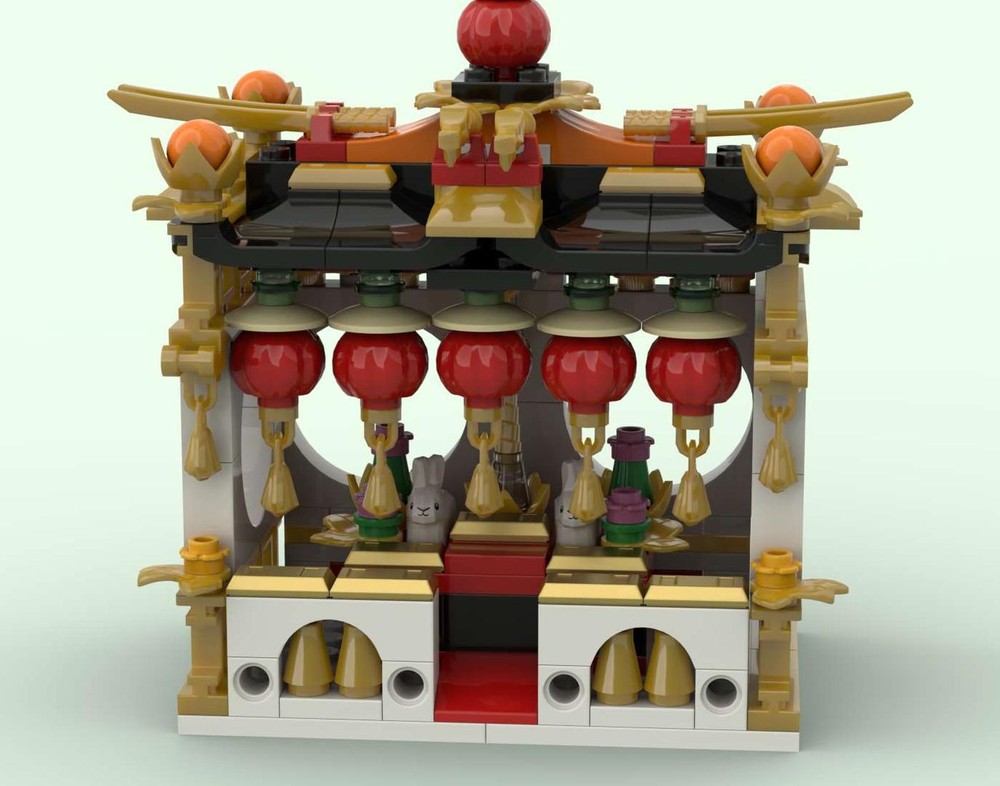 LEGO MOC Temple from 2 x 40605 by xoona | Rebrickable - Build with LEGO