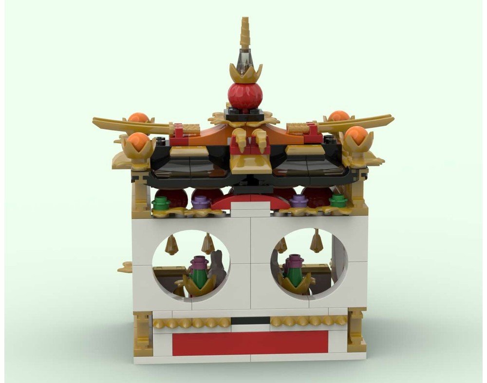 LEGO MOC Temple from 2 x 40605 by xoona | Rebrickable - Build with LEGO