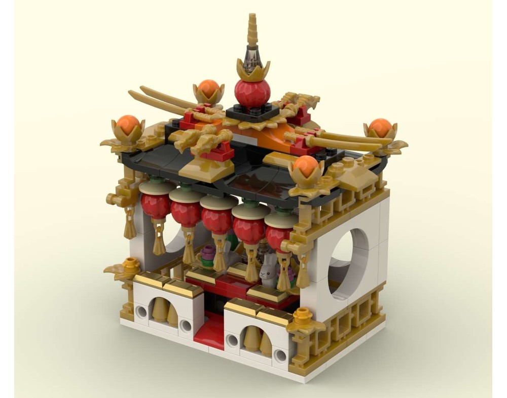 LEGO MOC Temple from 2 x 40605 by xoona | Rebrickable - Build with LEGO