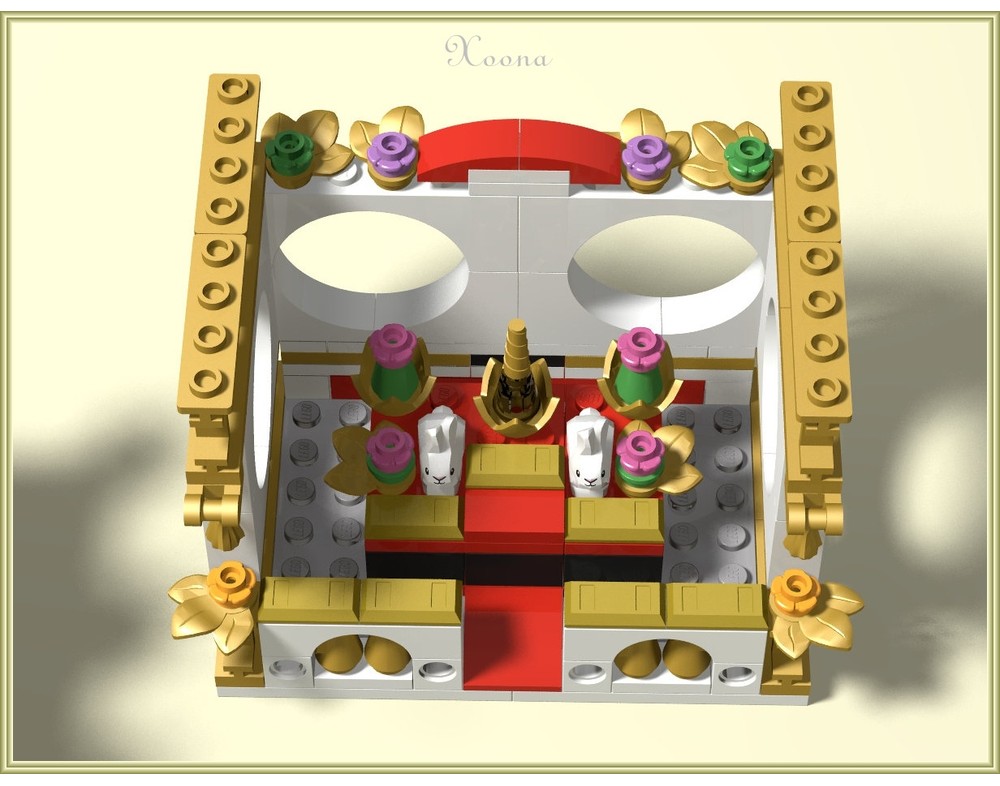 LEGO MOC Temple from 2 x 40605 by xoona | Rebrickable - Build with LEGO