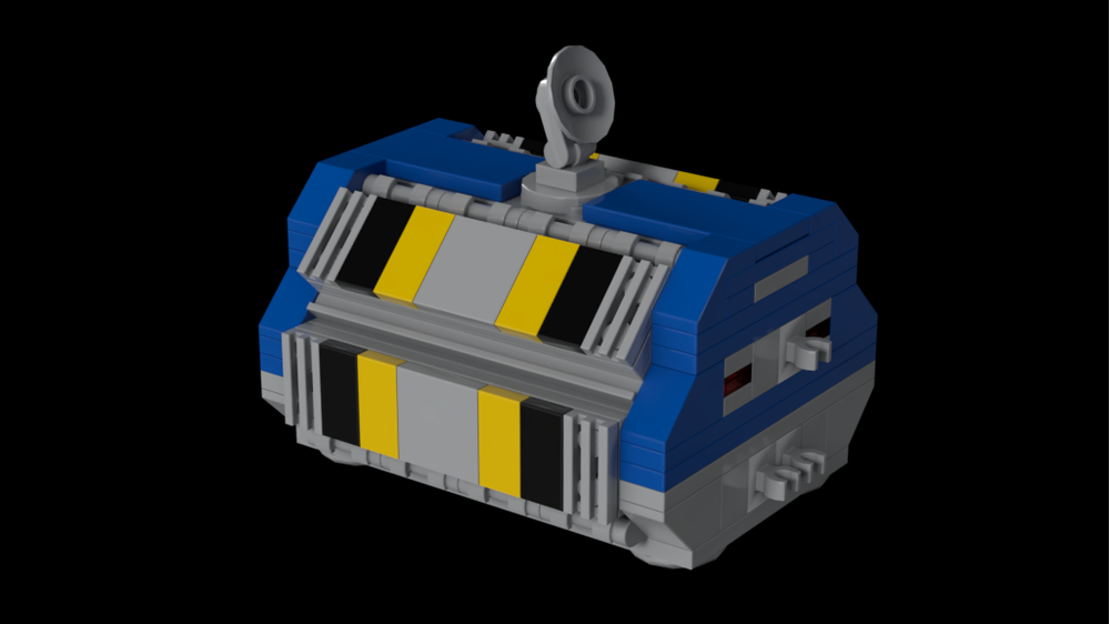 LEGO MOC Classic Space Cargo Pod by watson.lego | Rebrickable - Build ...