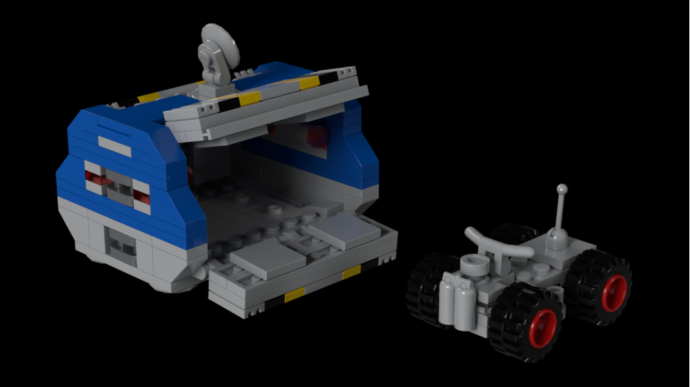 LEGO MOC Classic Space Cargo Pod by watson.lego | Rebrickable - Build ...