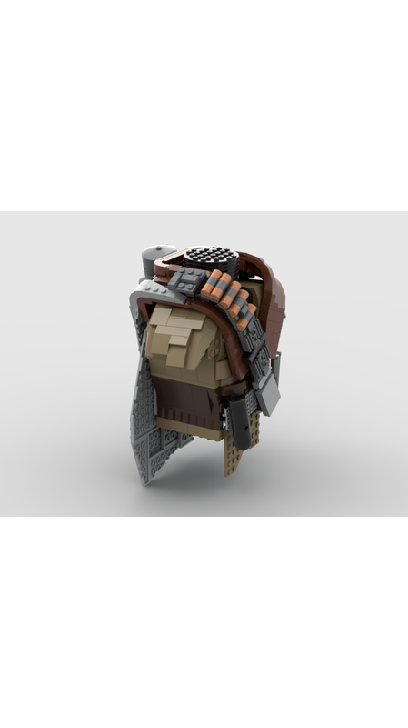 LEGO MOC Boushh Helmet Bust by BongoShaftsbury | Rebrickable - Build ...