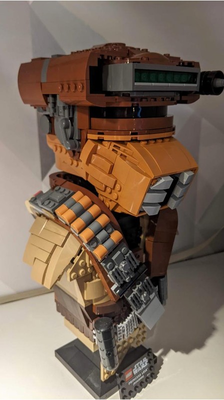 LEGO MOC Boushh Helmet Bust by BongoShaftsbury | Rebrickable - Build ...