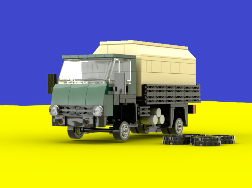 LEGO MOC Military Kamaz 4326 by HaydenLego | Rebrickable - Build with LEGO