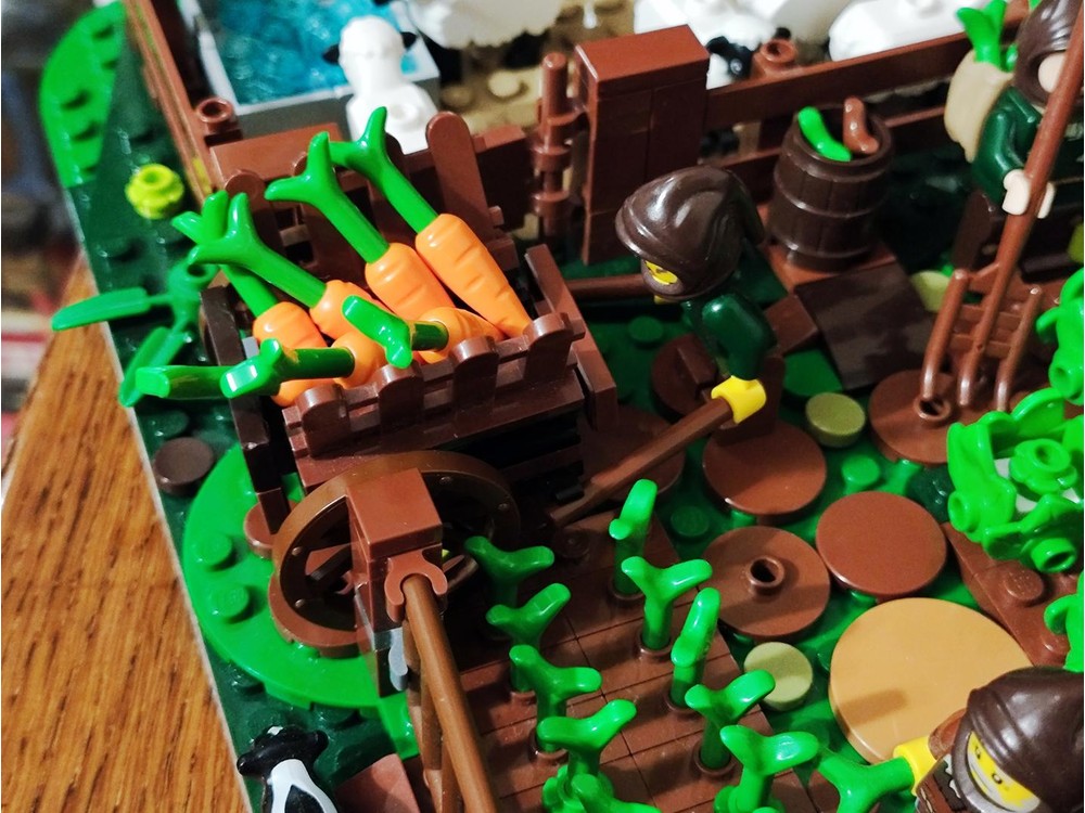 LEGO MOC Vegetable garden and paddock by Fantasts | Rebrickable - Build ...