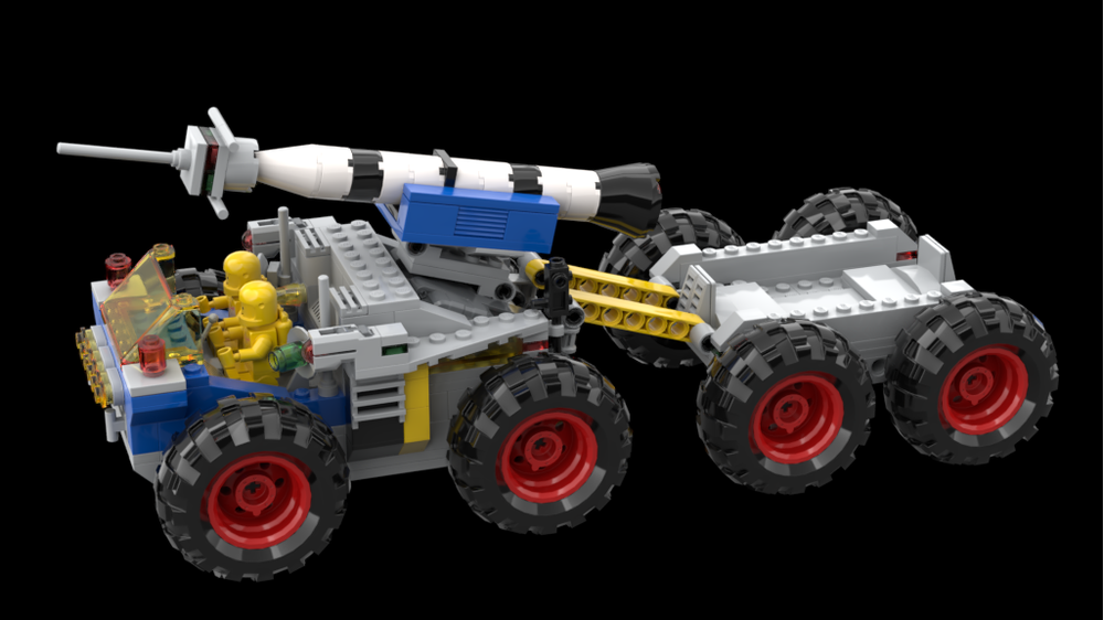 Lego Moc Classic Space Trailer By Watsonlego Rebrickable Build