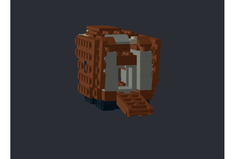 Lego Moc Sandcrawler Microfighter By Yarilei Rebrickable Build With