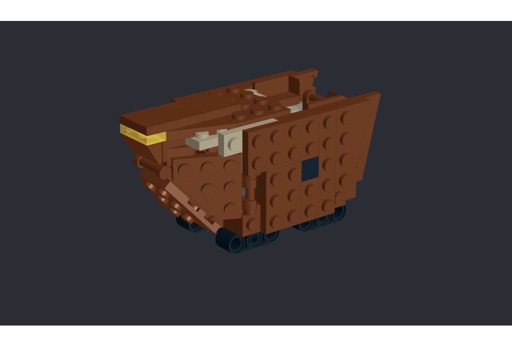 Lego Moc Sandcrawler Microfighter By Yarilei Rebrickable Build With