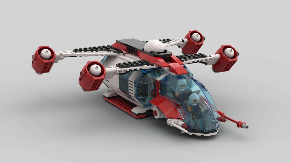 LEGO MOC Space - DropShip SAR mk02 by kedvard | Rebrickable - Build ...