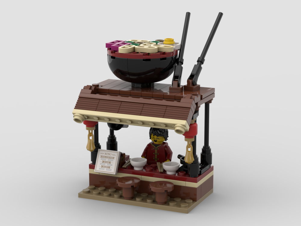 LEGO MOC Ramen Stand by gabizon | Rebrickable - Build with LEGO