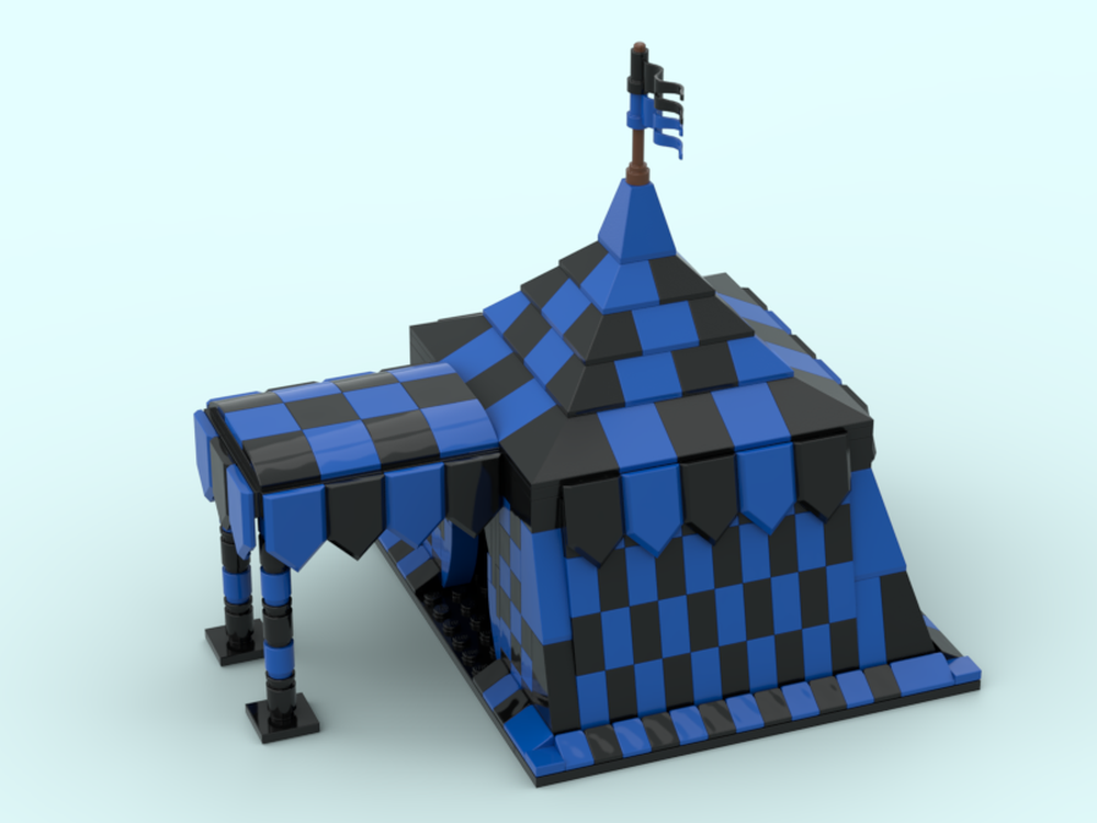 LEGO MOC Black Falcon Knight's Tent by Castle_Builder | Rebrickable ...