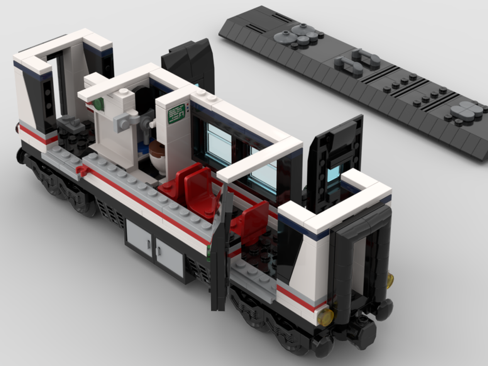 Lego Moc Metroliner Express Train By Symbioza Rebrickable Build