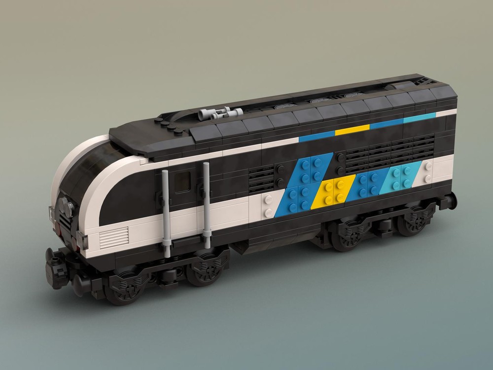 LEGO MOC Brightline Locomotive by jamisonwieser | Rebrickable - Build ...