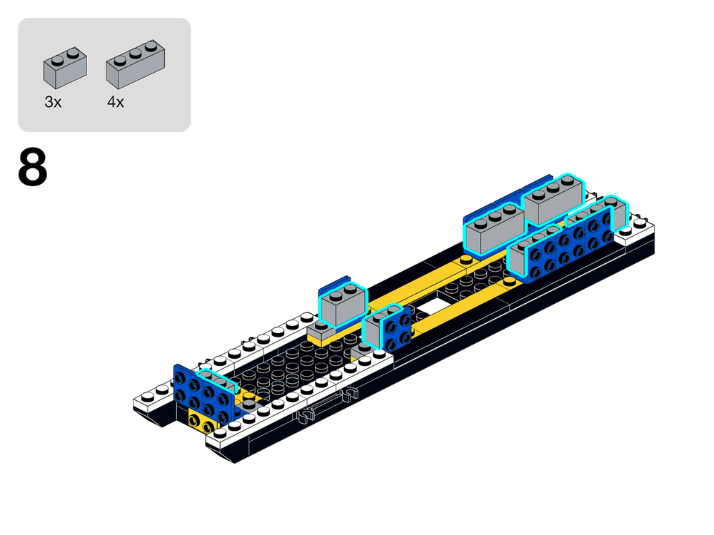 Lego Moc Brightline Locomotive By Jamisonwieser Rebrickable Build