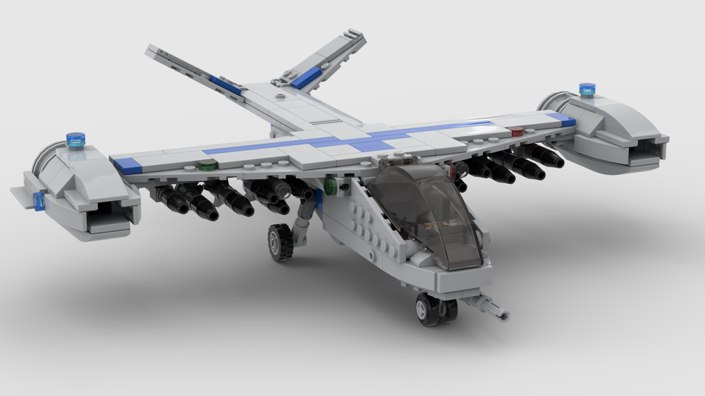 LEGO MOC Attack Tilt Jet by clippy923 | Rebrickable - Build with LEGO