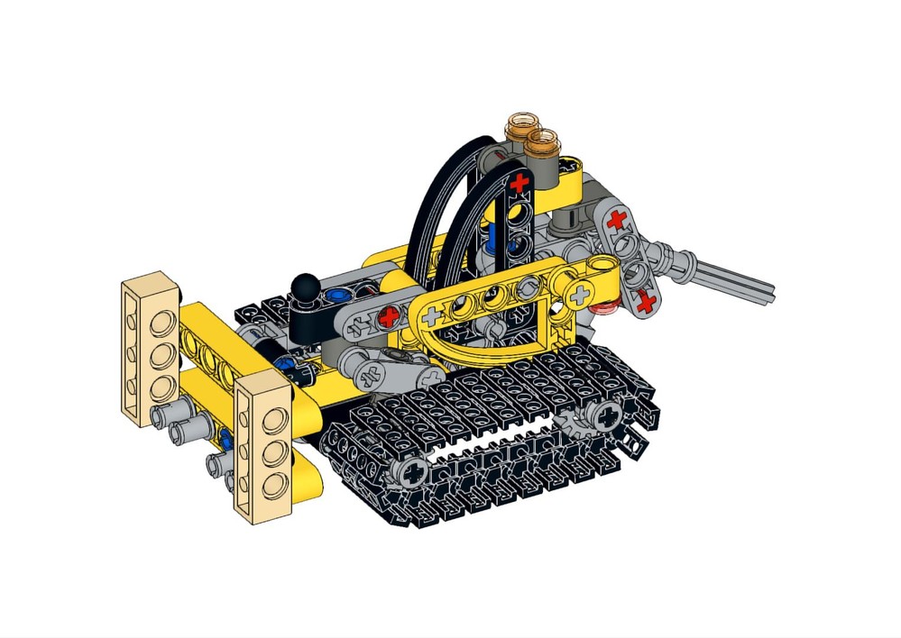 LEGO MOC Bulldozer by NARP | Rebrickable - Build with LEGO