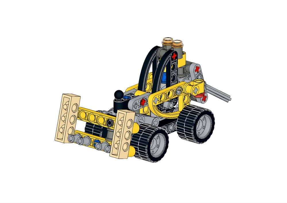 LEGO MOC Wheeled Bulldorzer by NARP | Rebrickable - Build with LEGO