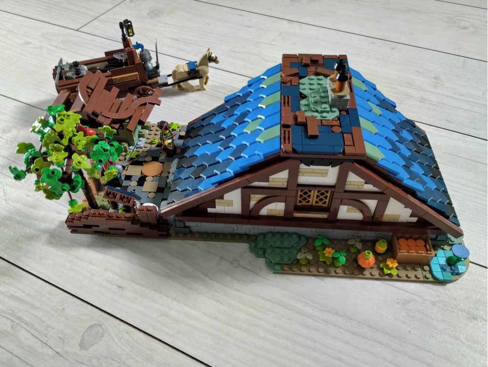Lego Moc Medieval Cabin By Mrpotato Rebrickable Build With Lego