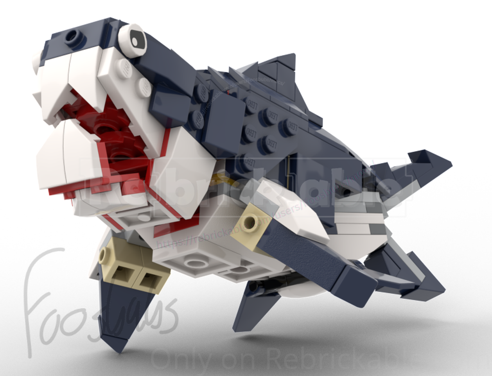 LEGO MOC 31088 Chunkleosteus by Foosbubs | Rebrickable - Build with LEGO