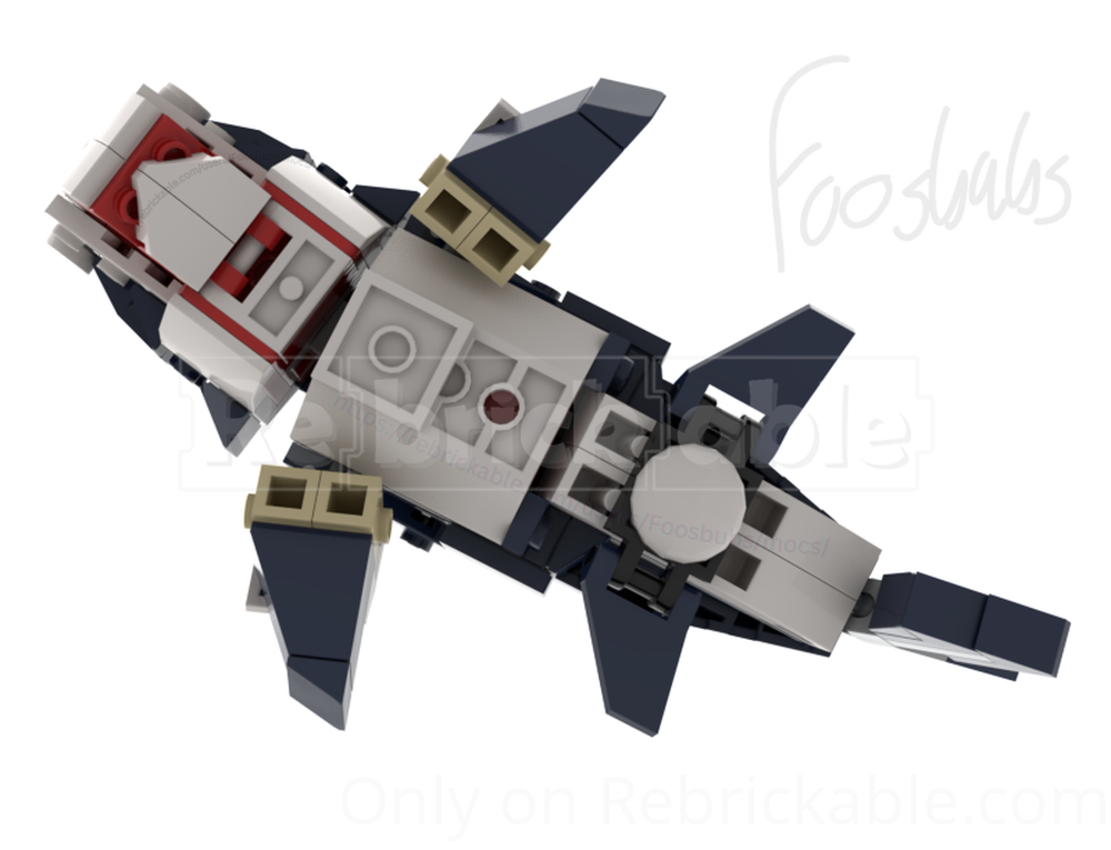 LEGO MOC-145913 31088 Chunkleosteus by Foosbubs | Rebrickable - Build ...