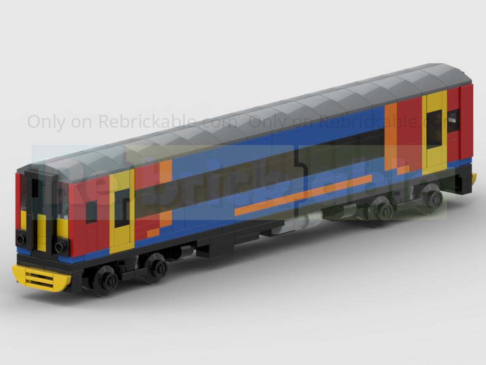 LEGO MOC 4-Wide Class 153 Diesel Railcar Train In East Midlands Railway ...