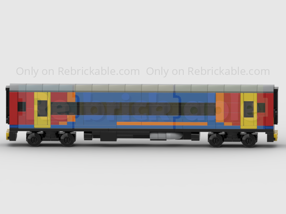 LEGO MOC 4-Wide Class 153 Diesel Railcar Train In East Midlands Railway ...