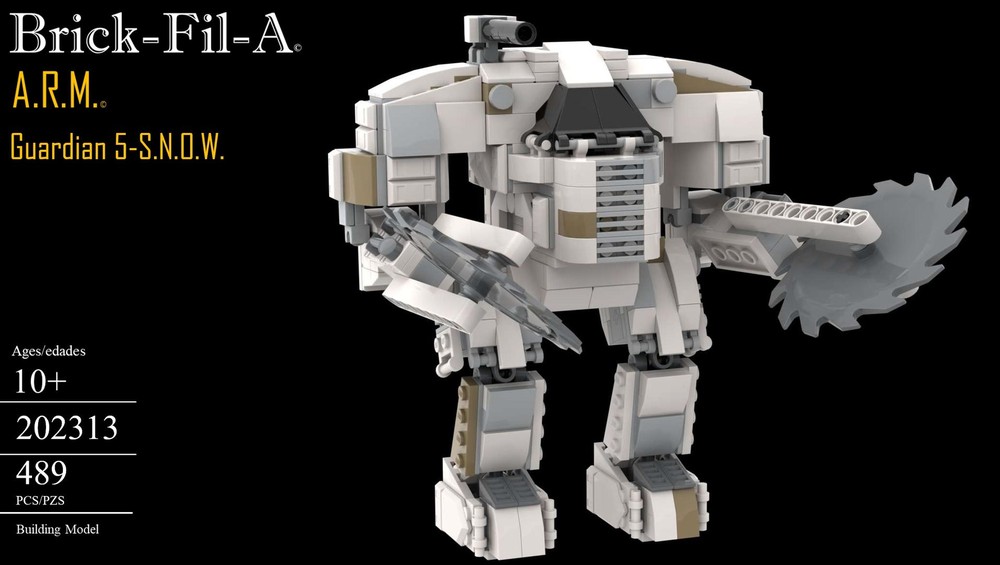LEGO MOC Guardian 5-S.N.O.W by Brick-Fil-A-Builds | Rebrickable - Build ...