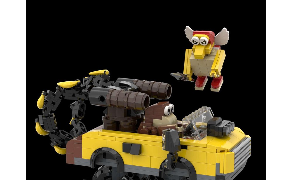 Lego Moc Banana Blaster By Brick Fil A Builds Rebrickable Build
