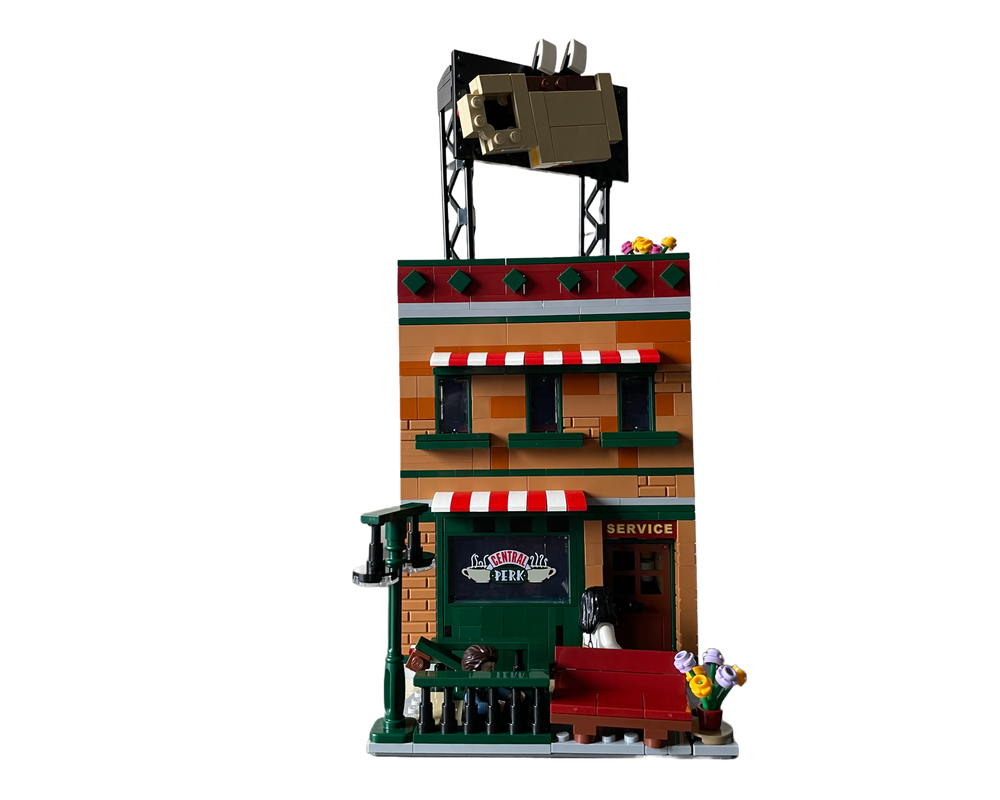 Lego Moc Central Perk Modular Alternate Build 21319 By Re Bricked