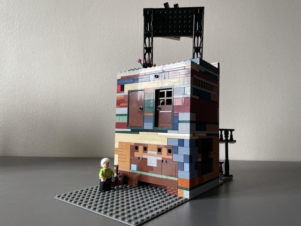 Lego Moc Central Perk Modular Alternate Build 21319 By Re Bricked