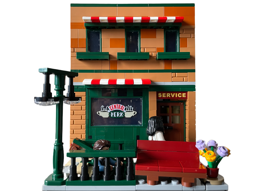 Lego Moc Central Perk Modular Alternate Build 21319 By Re Bricked
