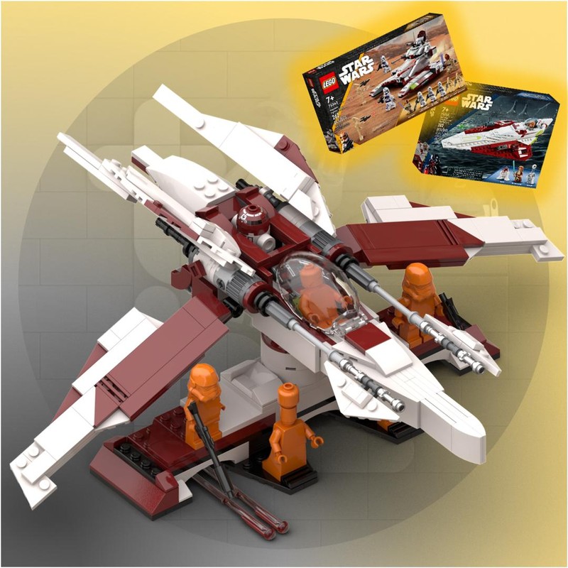 LEGO MOC 75333 - 75342 - High Republic Vector Fighter- 187th Legion Edition by the_bricked_cave ...