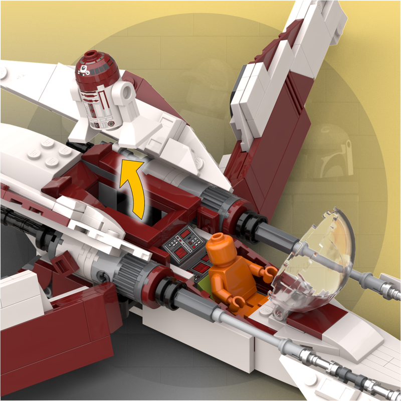 LEGO MOC 75333 - 75342 - High Republic Vector Fighter- 187th Legion ...