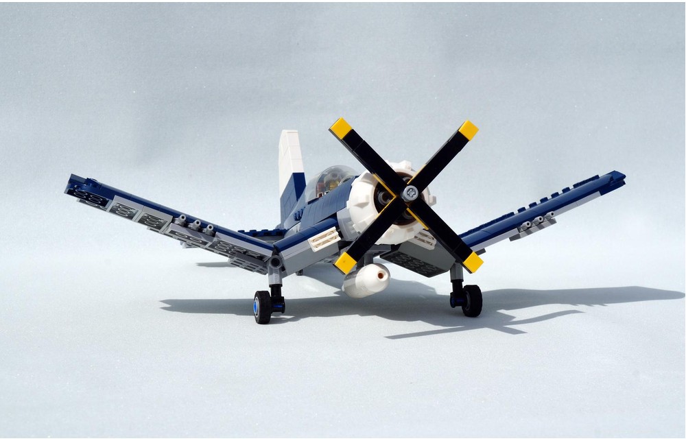 LEGO MOC Vought F4U Corsair by Paulmanaitor | Rebrickable - Build with LEGO
