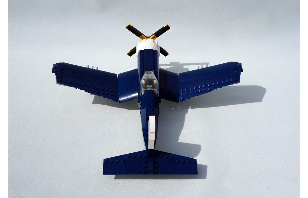 Lego Moc Vought F4u Corsair By Paulmanaitor Rebrickable Build With Lego
