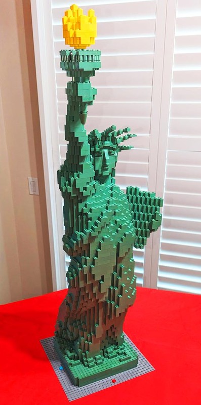 LEGO MOC Rebricked 3450 Statue of Liberty by ewabob | Rebrickable ...