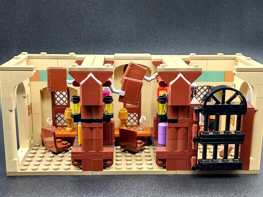 LEGO MOC Hogwarts Library by TrevorToad | Rebrickable - Build with LEGO