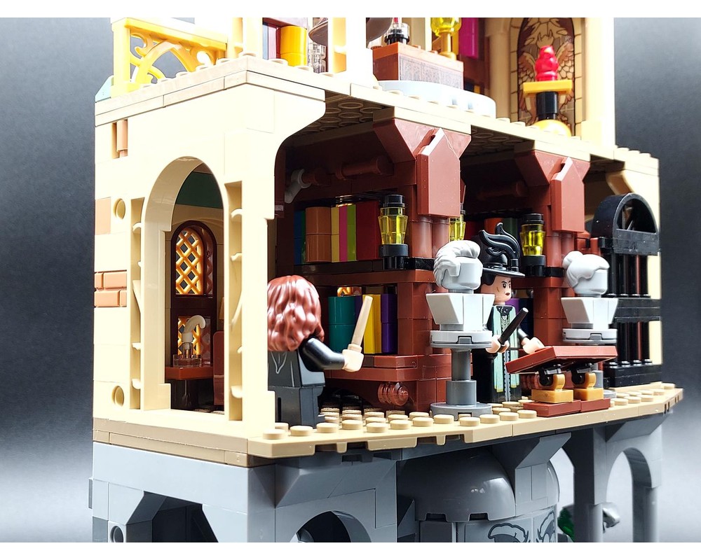 LEGO MOC Hogwarts Library by TrevorToad | Rebrickable - Build with LEGO