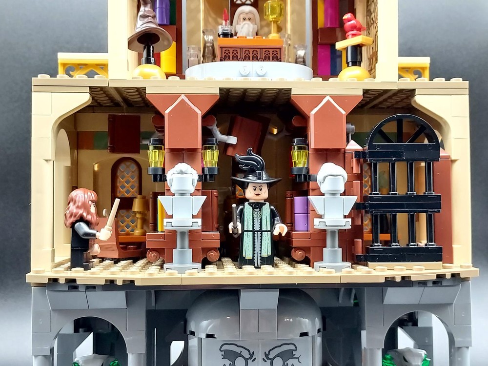 LEGO MOC Hogwarts Library by TrevorToad | Rebrickable - Build with LEGO