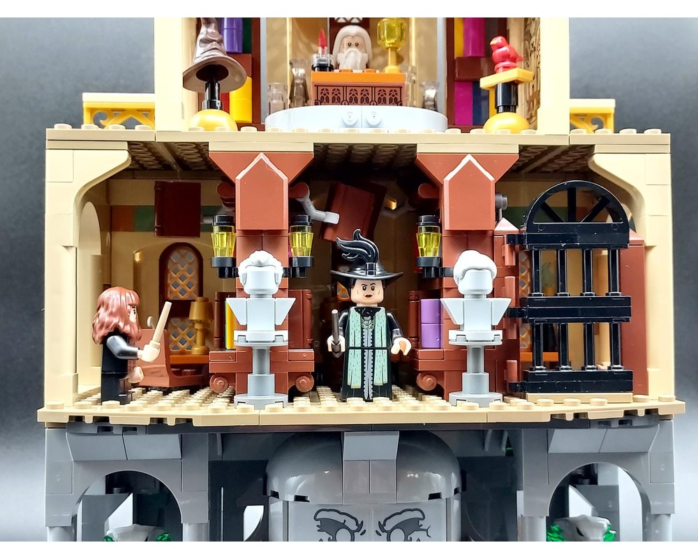 LEGO MOC Hogwarts Library by TrevorToad | Rebrickable - Build with LEGO
