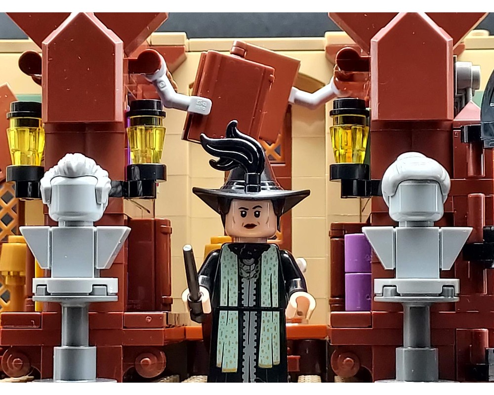 LEGO MOC Hogwarts Library by TrevorToad | Rebrickable - Build with LEGO