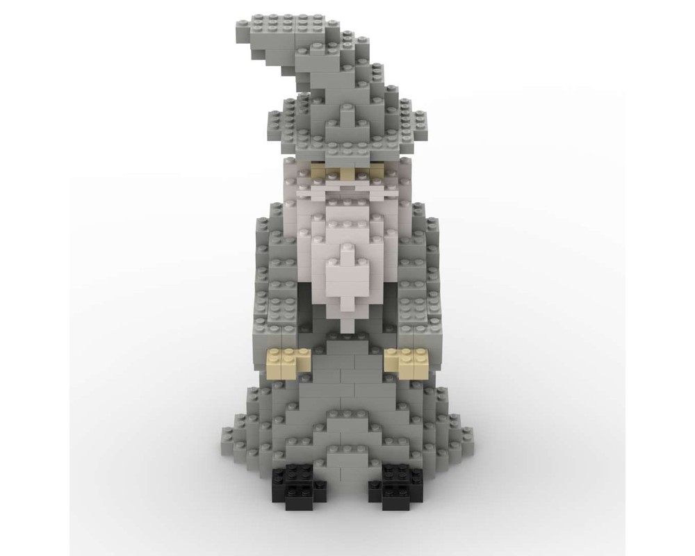 Lego Moc Gandalf The Grey Wizard By Otterbournelego Rebrickable