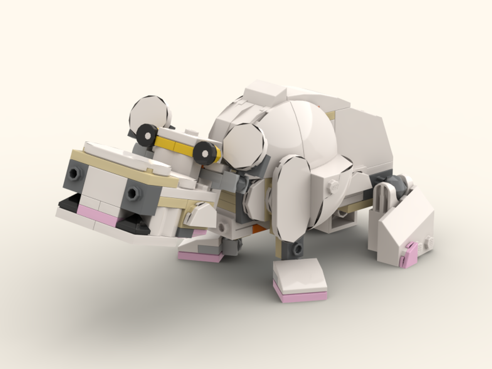 LEGO MOC Hippo by Matrynka | Rebrickable - Build with LEGO